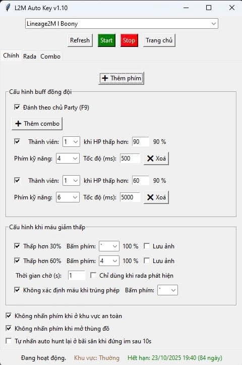 Auto Tool L2M chơi trên Purple Lineage 2 Mobile